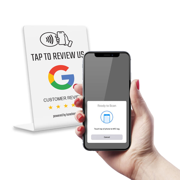 Google Boost my Reviews Stand, Boost Your Reputation with our NFC ...